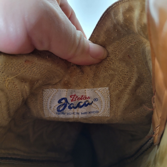 Botas Jaca | Shoes | Botas Jaca Tan Ostrich Leather Cowboy Boots Size ...